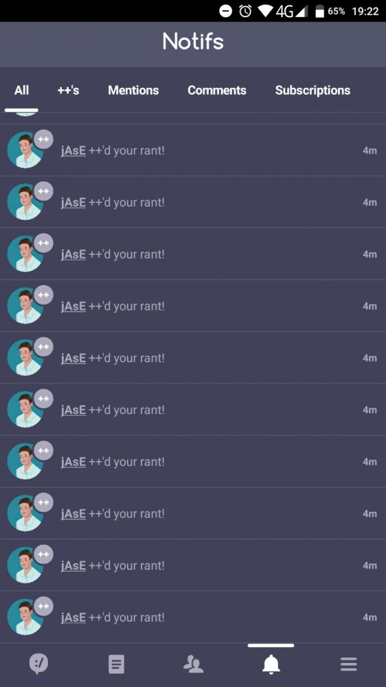 Welcome back, friend. I'll accept your excuse. - devRant